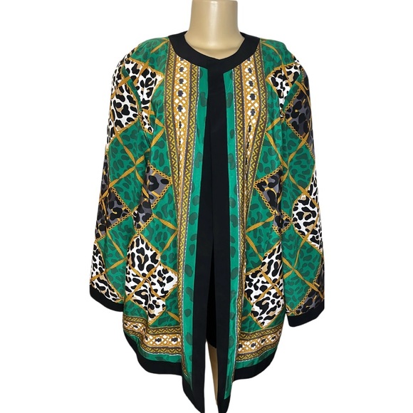 Vintage | Jackets & Coats | Vintage 8s Howard Wolf Abstract Animal ...